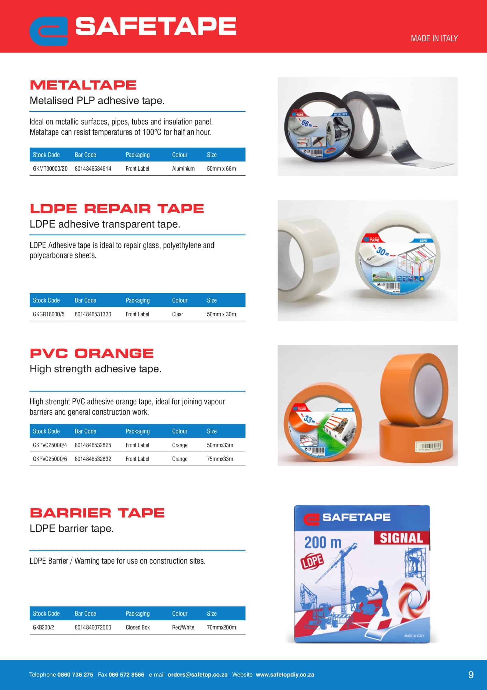 SafeTape - Safetop - Quality Price Performance