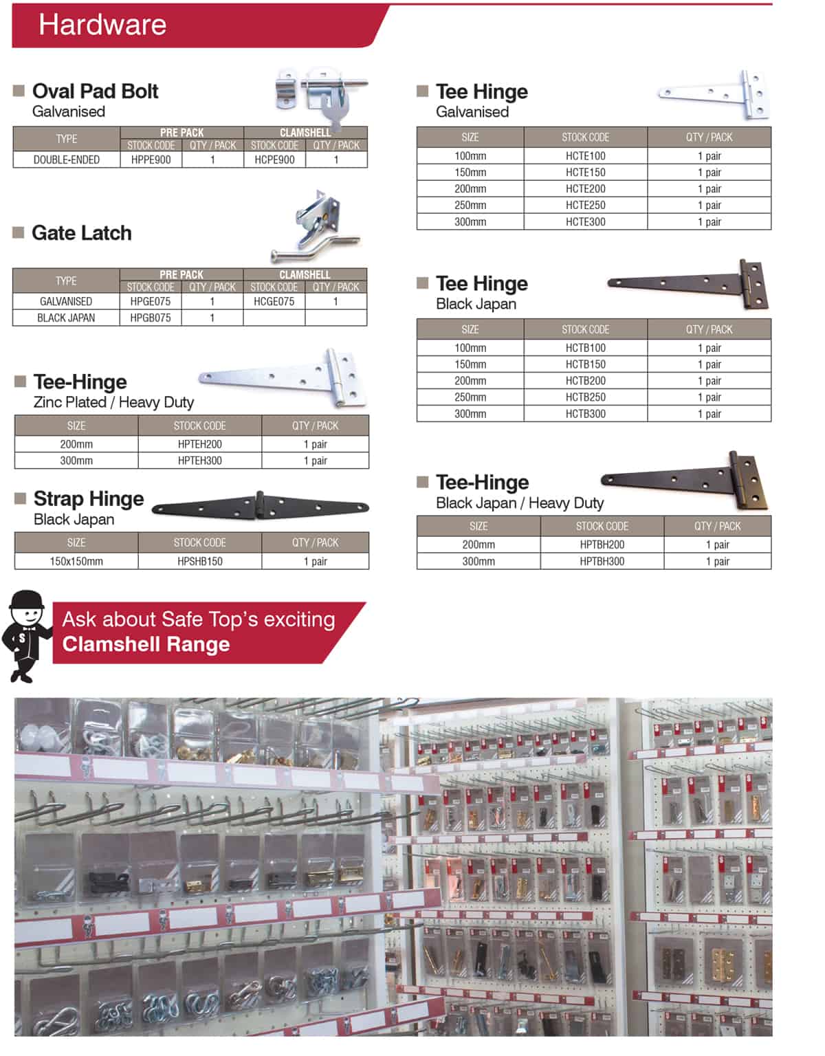 Hardware - Safetop - Quality Price Performance
